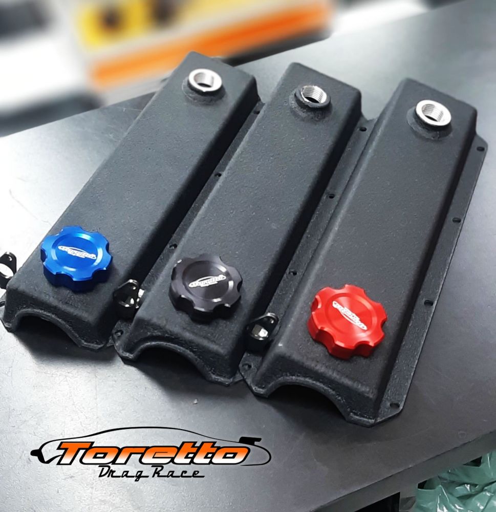 Toretto Drag Race - Tampa de Valvulas VW AP Preto Texturizado - Poke Parts